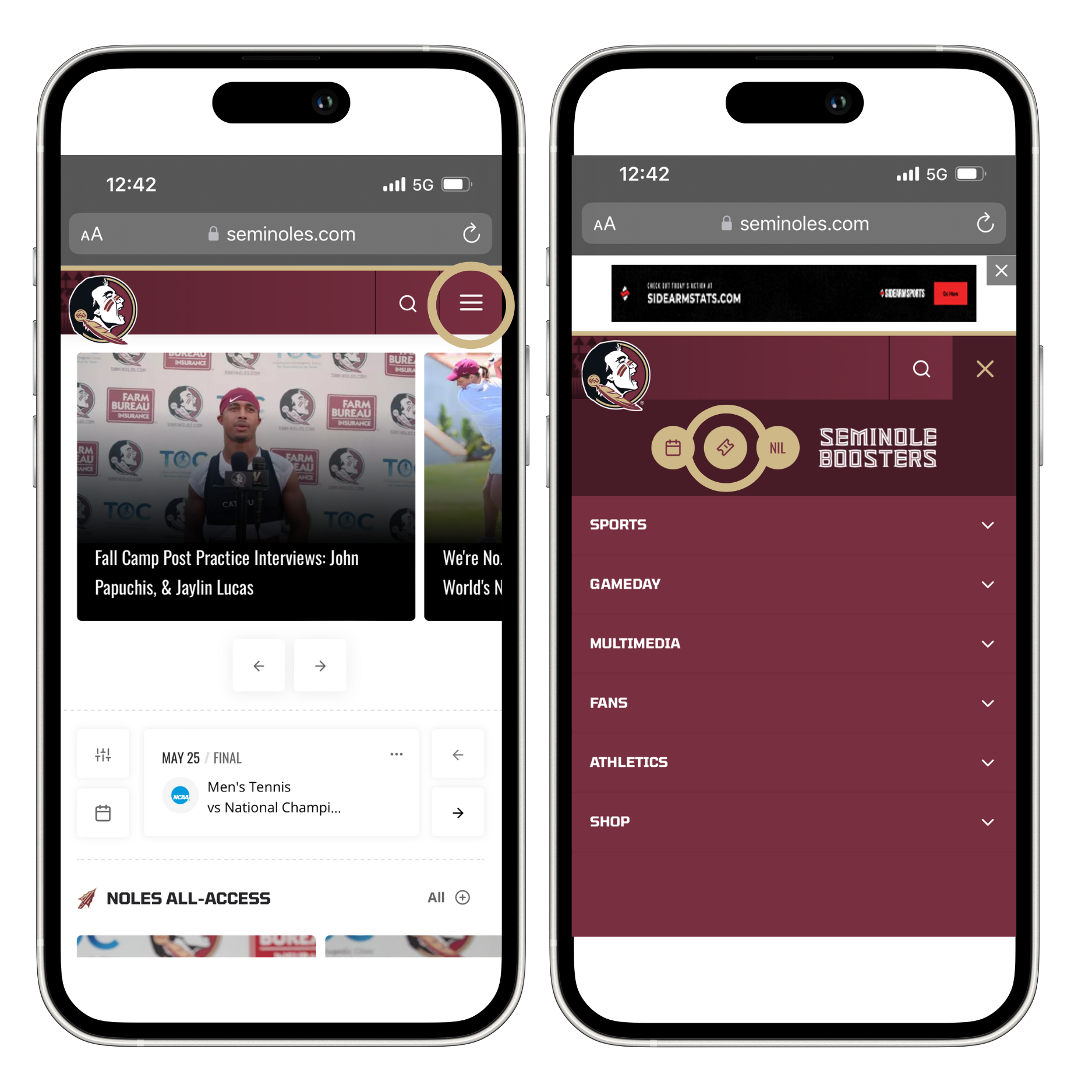 That will take you to FSU Ticket Central. Click " My Account " and then ...
